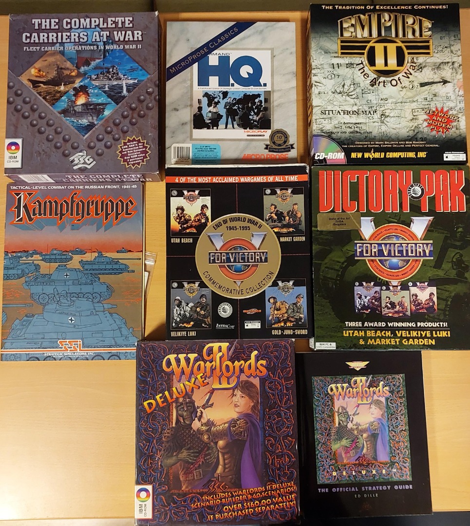 PC Wargames: Carriers at War, Command HQ, Empire, Kampfgruppe, V for ...