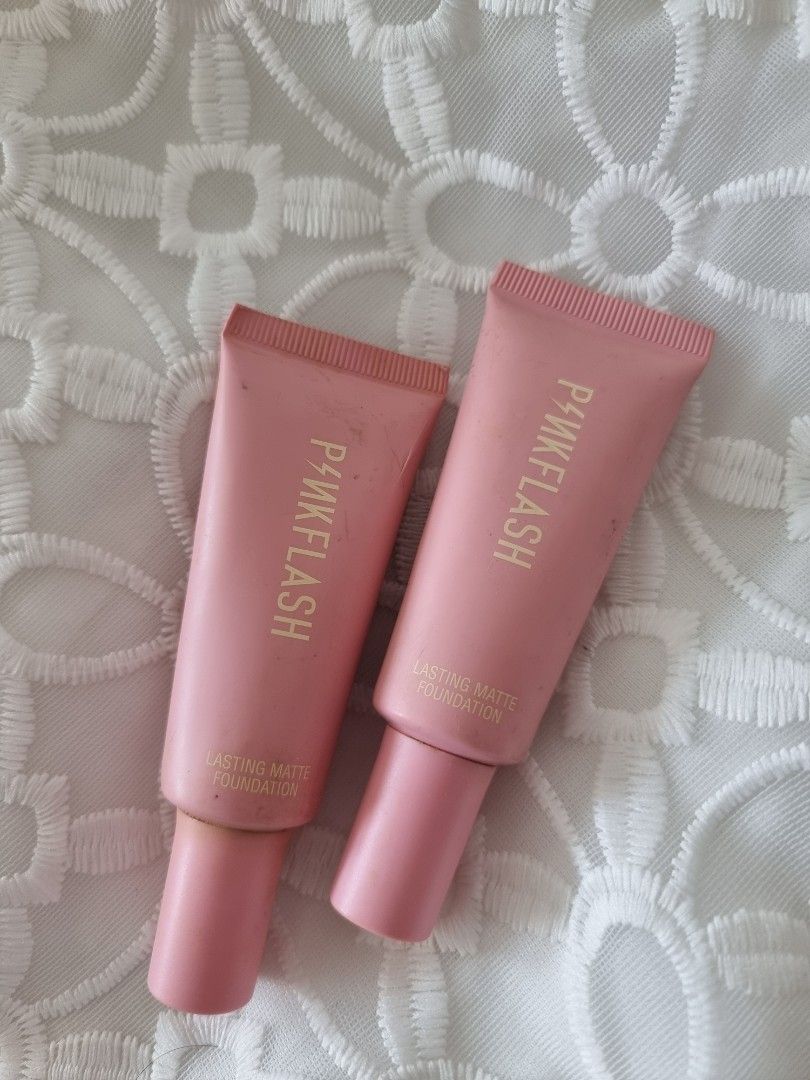 Pink Flash Foundation 02, Beauty & Personal Care, Face, Makeup on Carousell