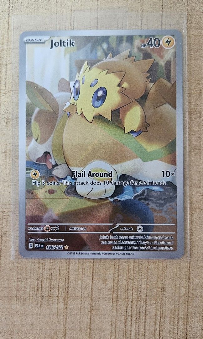 Pokemon tcg card joltik IR, Hobbies & Toys, Toys & Games on Carousell