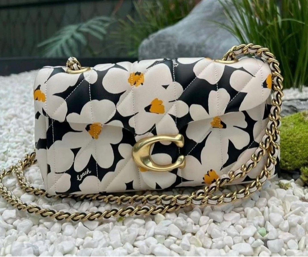 CR705 Preorder Coach Tabby Shoulder Bag 20 with Quilting with Floral ...