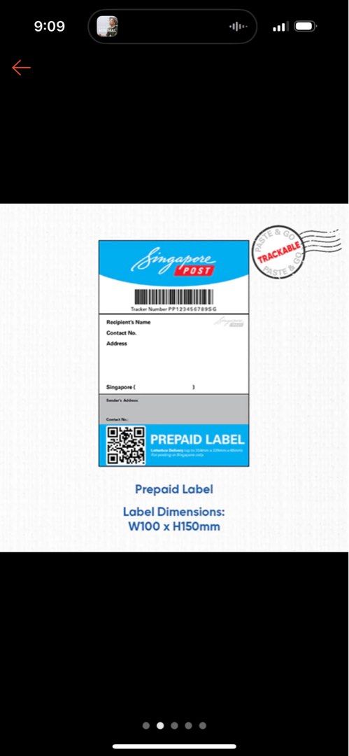 Ready stock! Cheapest on Carousell. Prepaid label SingPost. $1.75per ...