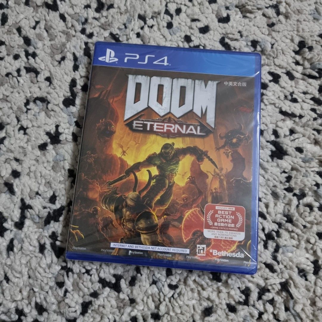 PS4 Doom Eternal PS5 Compatible R3 eng-chinese, Video Gaming, Video ...