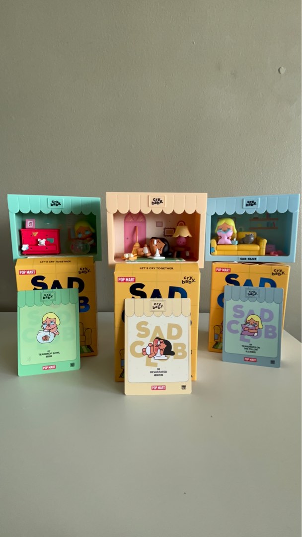 Sad Club Blind Box (OPEN), Hobbies & Toys, Toys & Games on Carousell