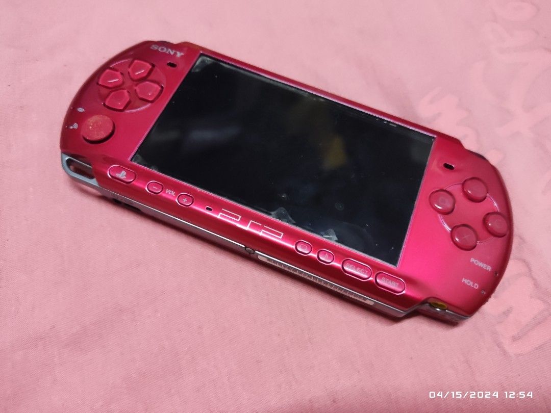 Sony PSP 3000 Red, Video Gaming, Video Game Consoles, PlayStation on ...