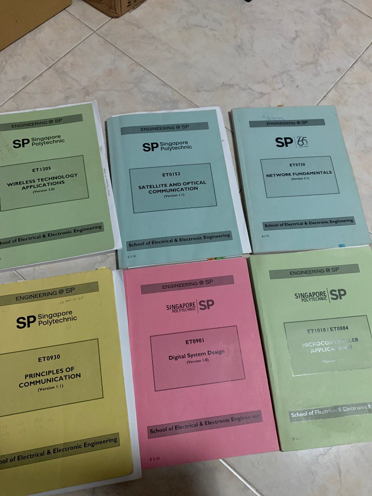 [SP EEE] Engineering Textbooks for Singapore Polytechnic Students ...