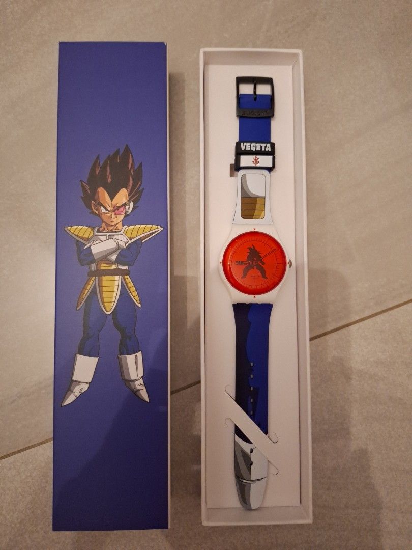 Swatch x Dragonball Z Vegeta Watch, Women's Fashion, Watches ...