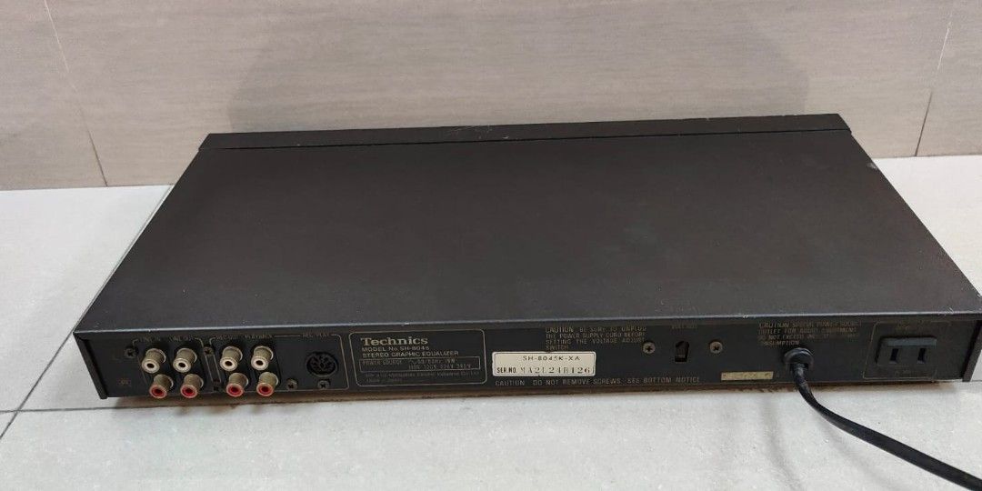 Technics SH-8045 Stereo graphic Equalizer, 音響器材, 錄音機 - Carousell