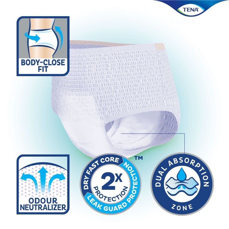 TENA PANTS VALUE SIZE L ( 1 BOX = 6 PACKS ), Babies & Kids, Bathing ...