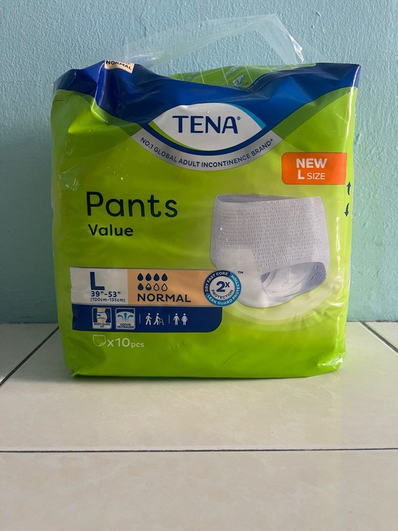TENA PANTS VALUE SIZE L ( 1 BOX = 6 PACKS ), Babies & Kids, Bathing & Changing, Diapers & Baby ...