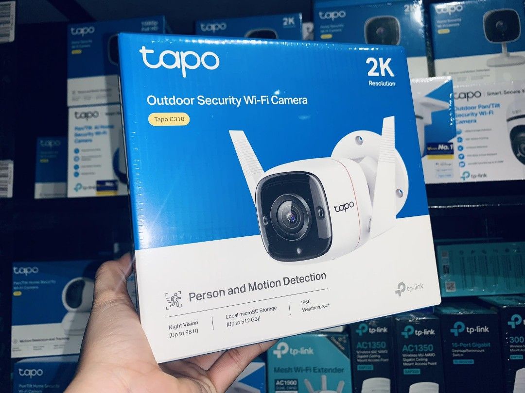 TP-Link Tapo C310 Outdoor Security Wi-Fi Camera IP66 3MP Ultra-High ...