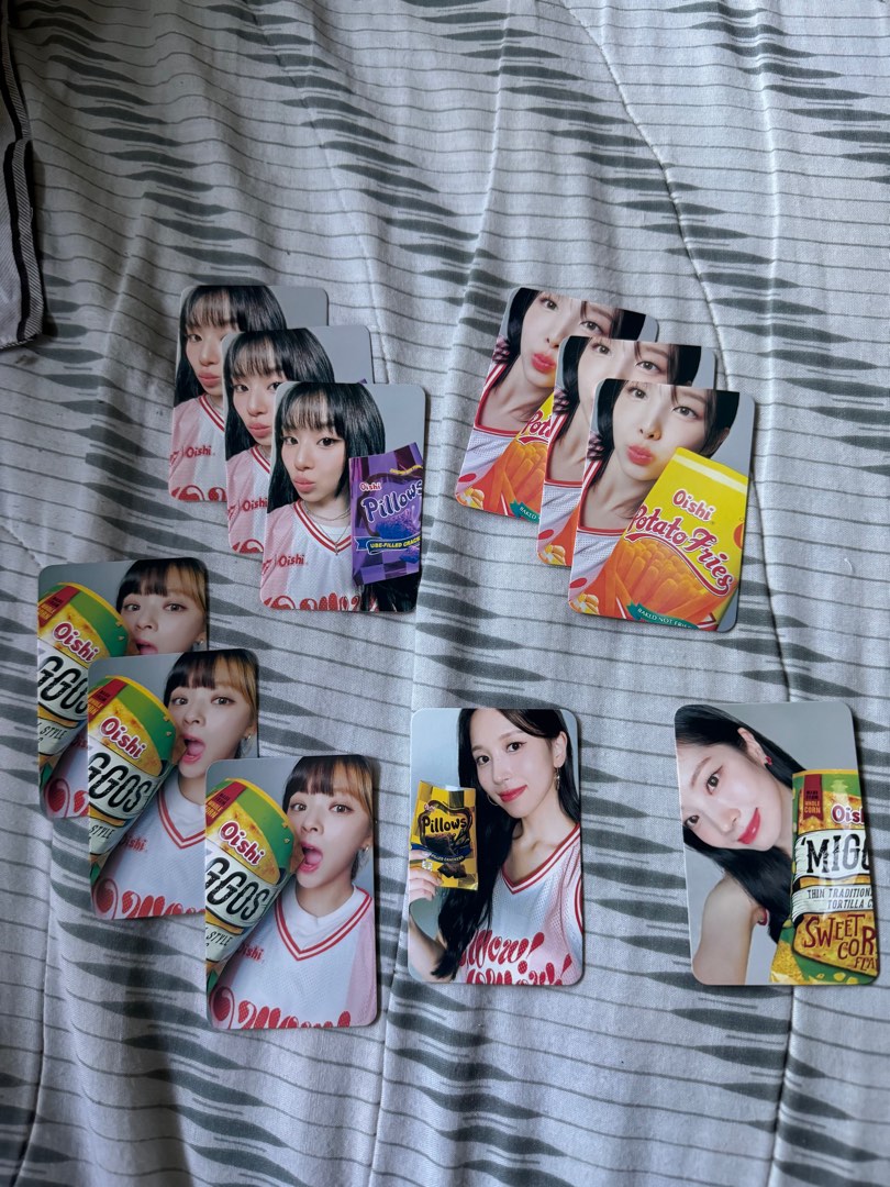 Twice Oishi V2 Cards, Hobbies & Toys, Memorabilia & Collectibles, K ...