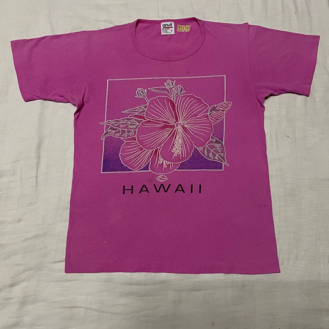 Vintage Hawaii bunga raya 90s, Men's Fashion, Tops & Sets, Tshirts ...