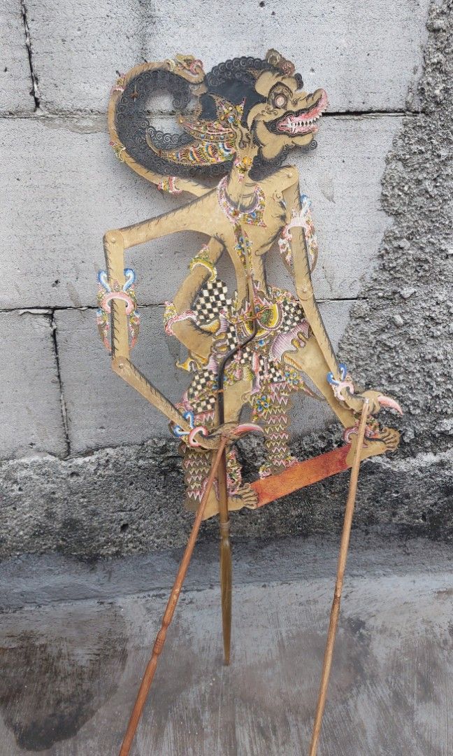 Wayang kulit lawas Hanoman, Antik, Lainnya di Carousell