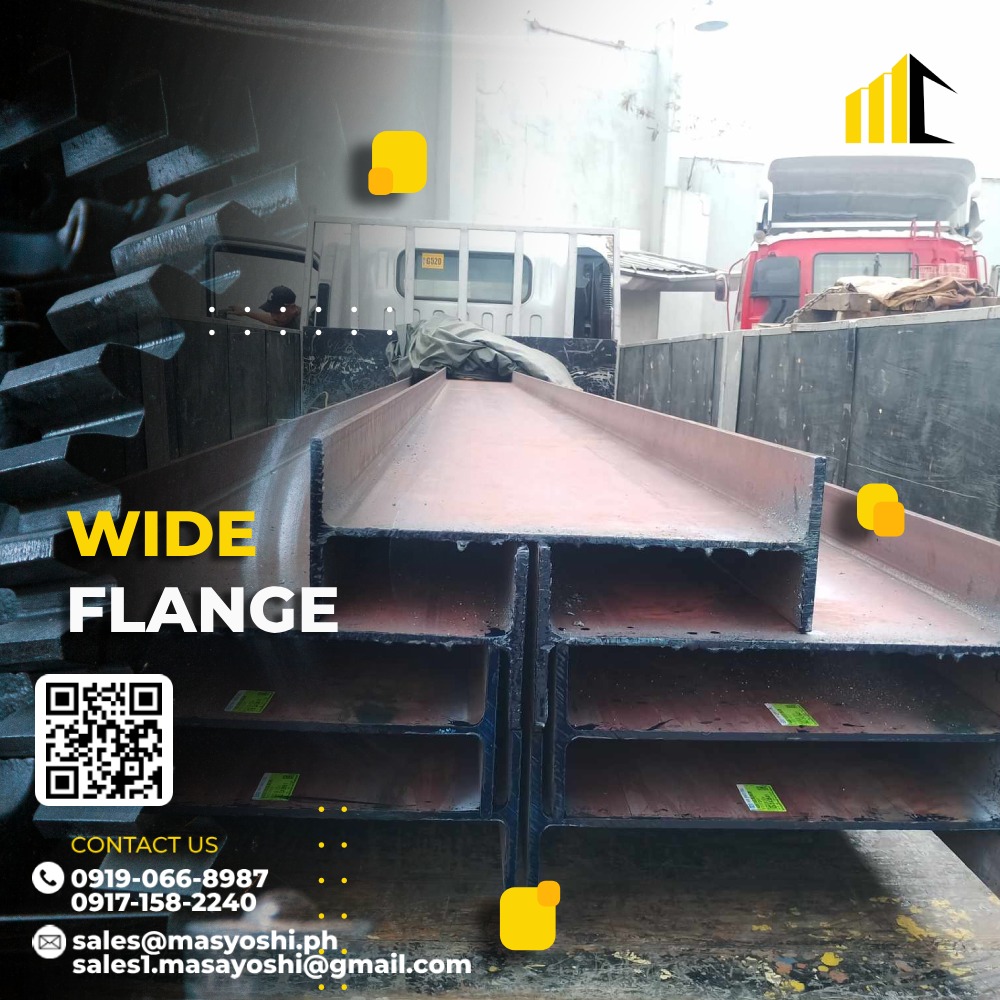 WIDE FLANGE 10 X 4 12# 6MTRS, IDE FLANGE 14 X 14 1/2 132# 6MTRS, , I ...