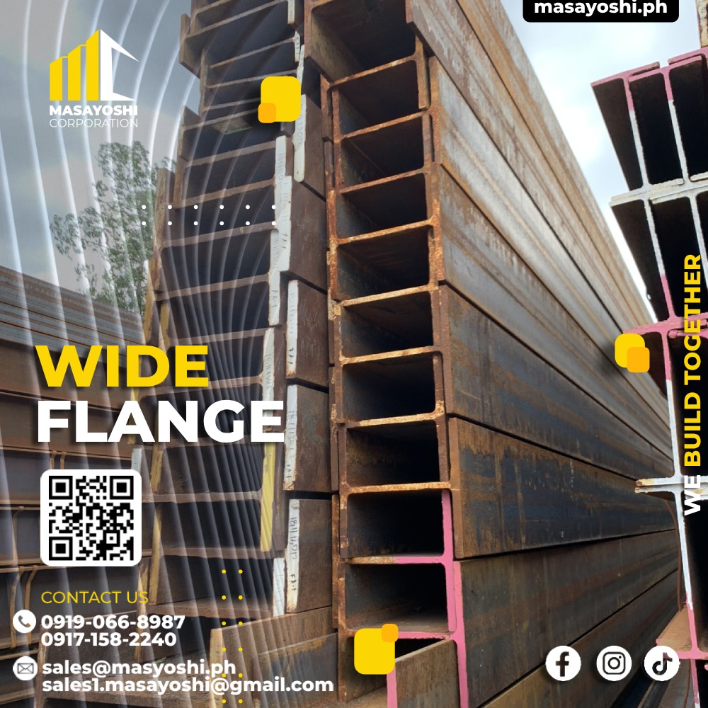 WIDE FLANGE 12 X 6 1/2 26# 12MTRS, , Ibeam, Angle Bar, Cyclone Wire, Hoist, Plywood, Round Bar ...
