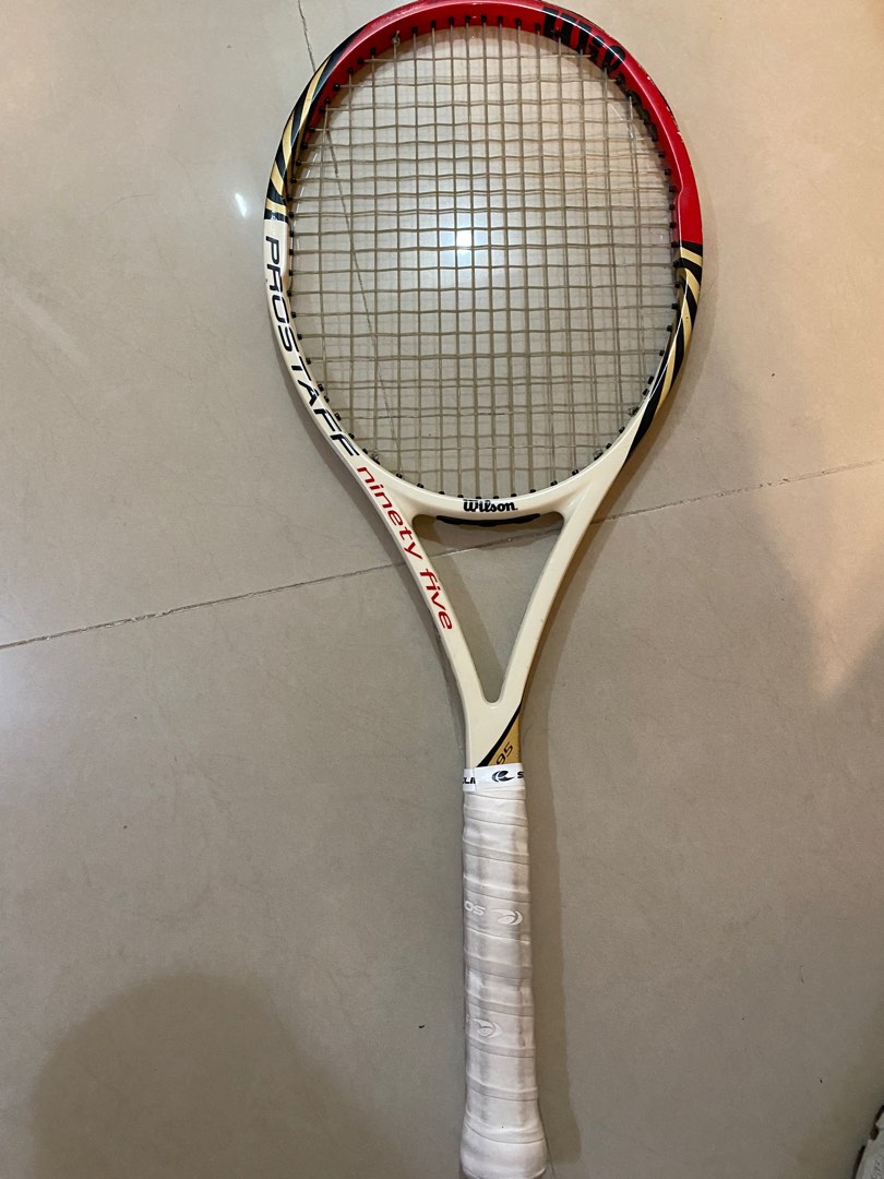 Wilson Pro Staff 95 ninety five blx six white gold 網球拍 tennis racket ...
