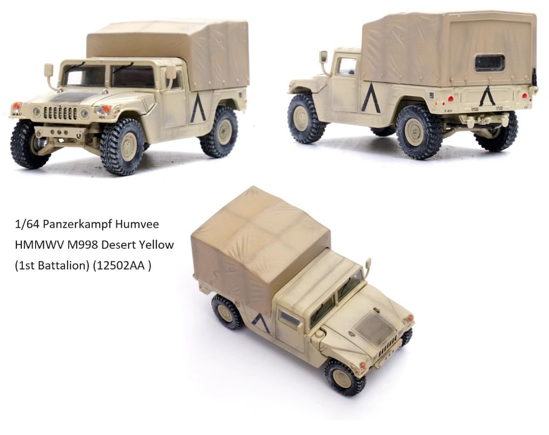 1/64 Panzerkampf Humvee HMMWV M998 Camouflage Green (2nd Battalion ...
