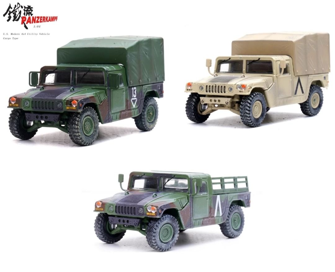 1/64 Panzerkampf Humvee HMMWV M998 Camouflage Green (2nd Battalion ...