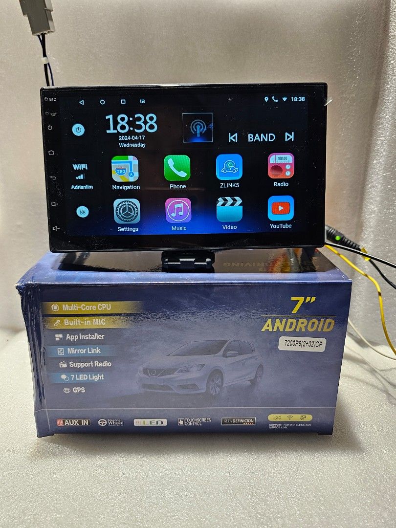 7 inch Android head unit Carplay / Android Auto, Car Accessories ...