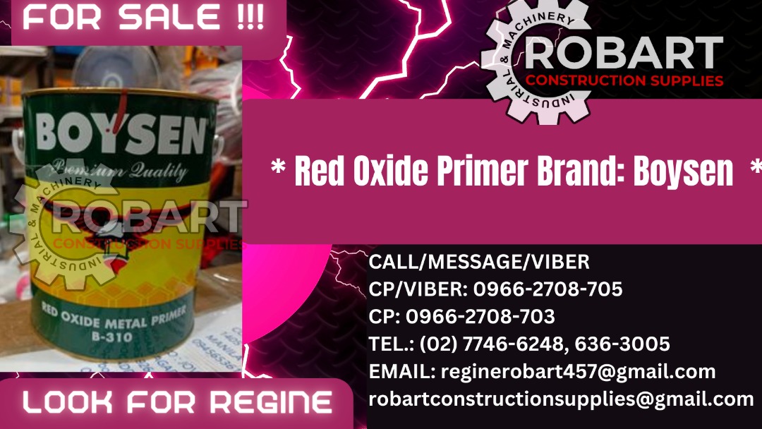 * Red Oxide Primer Brand: Boysen *, Commercial & Industrial ...