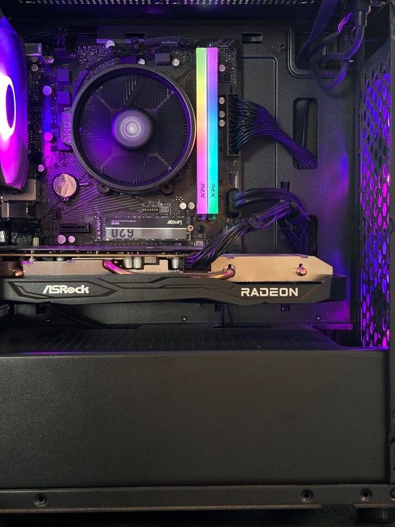 AFTERSHOCK Gaming Desktop Computer PC CPU Processor RYZEN 5 Storage ...