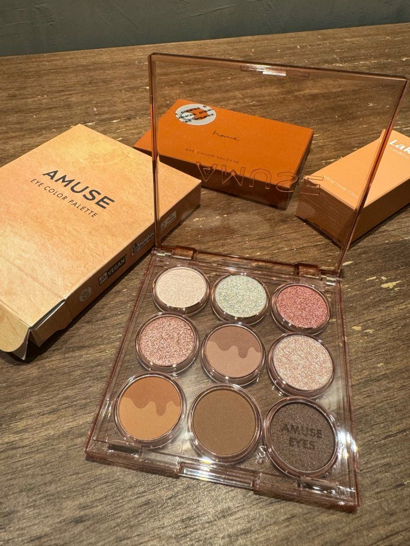 AMUSE EyE color palette - Neutral Cocoa, 美容＆個人護理, 健康及美容 - 皮膚護理, 化妝品 ...