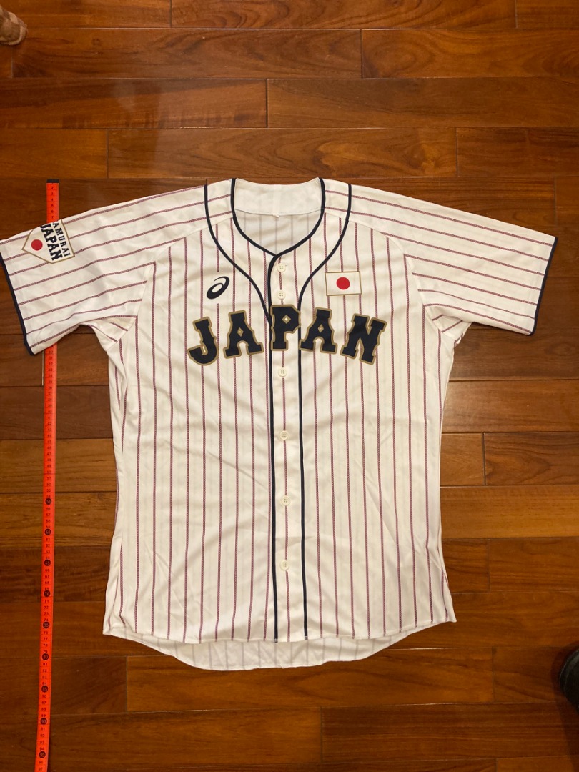 （限定下標用）ASICS 日本武士隊 國家隊 應援球衣(55 罩衫 職棒 日職 亞瑟士 NPB 棒球 棒壘 WBC 12強), 他的時尚, 休閒運動服飾在旋轉拍賣