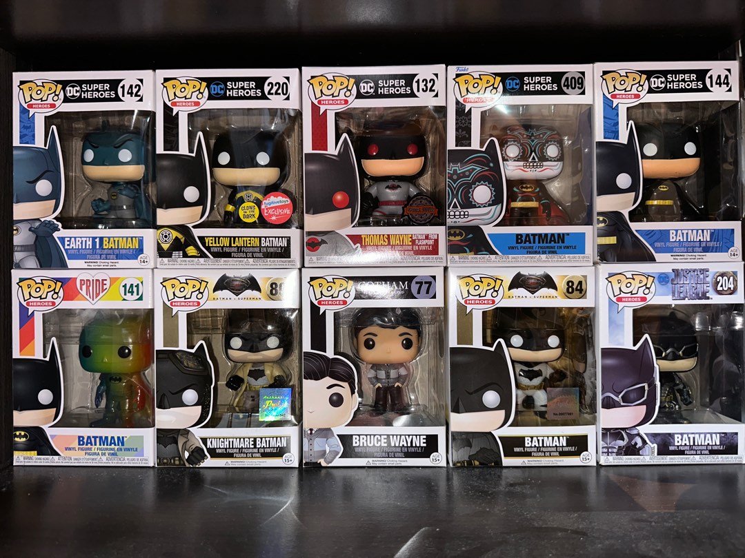 Batman Funko Pops, Hobbies & Toys, Toys & Games on Carousell