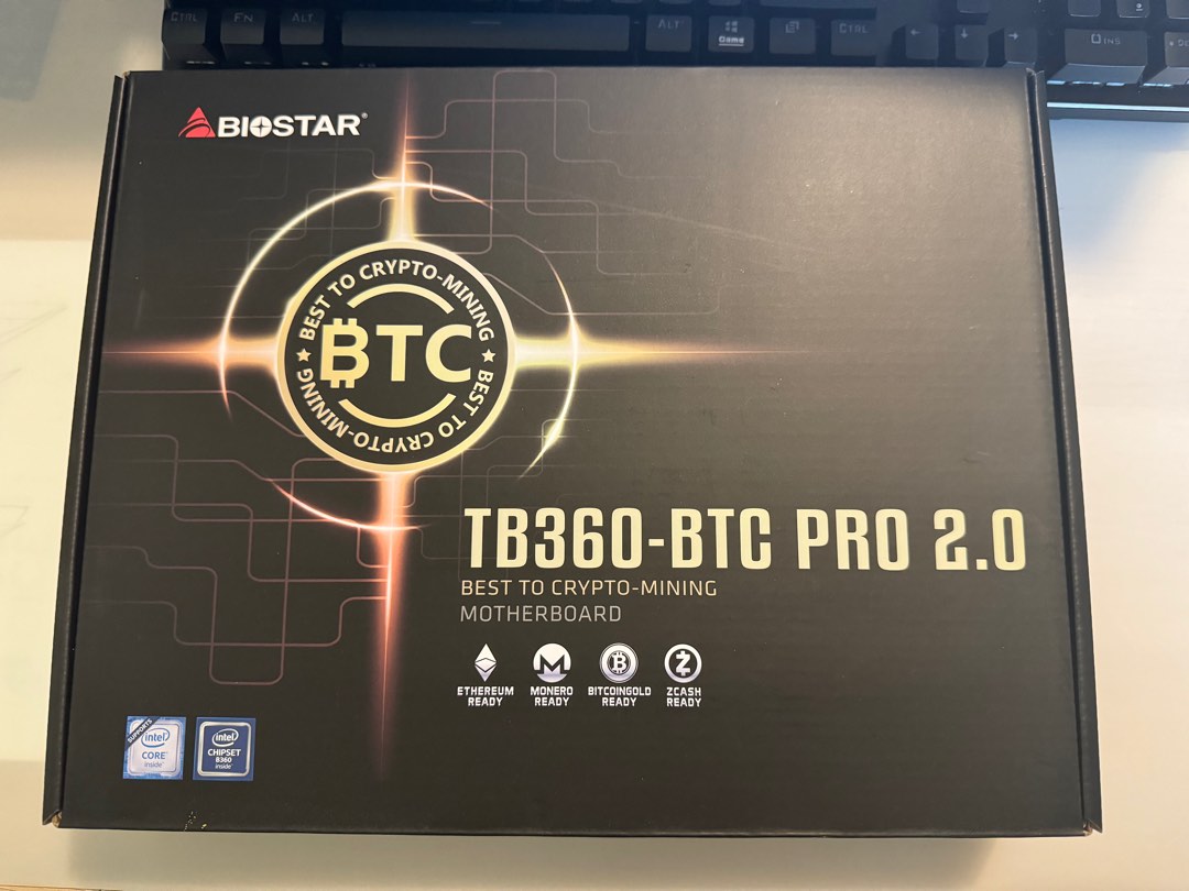 BIOSTAR TB360-BTC PRO Crypto Mining Motherboard 2.0, Computers & Tech ...