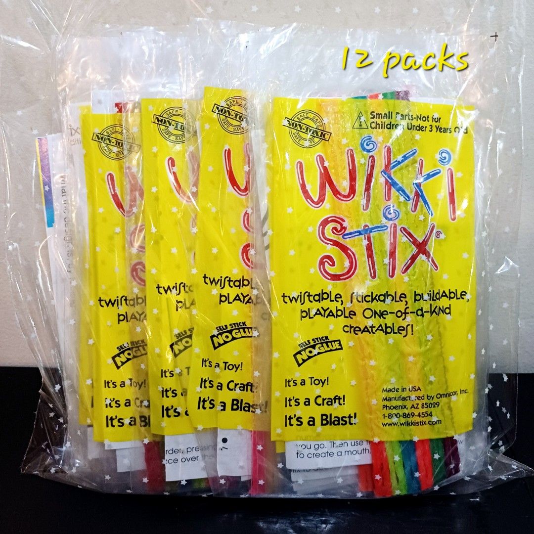 BN 12 Packs Wikki Stix Birthday Party Favours, Party Activity or Take ...