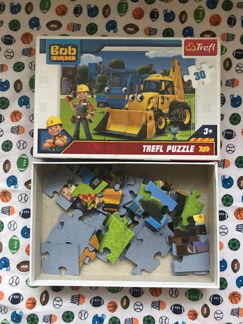 Bob the Builder Puzzle, Hobbies & Toys, Toys & Games on Carousell