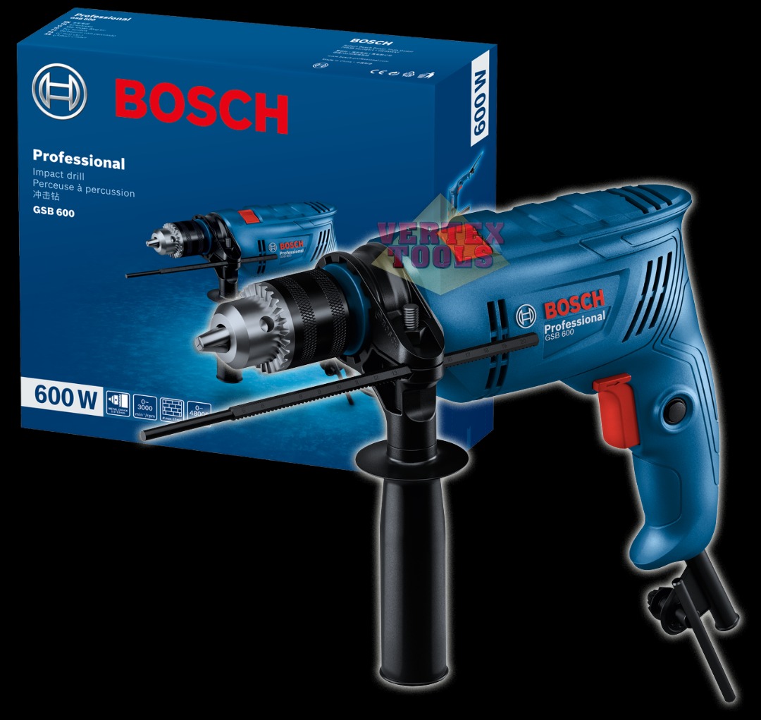 Bosch GSB 600 Impact Drill, Commercial & Industrial, Construction Tools ...