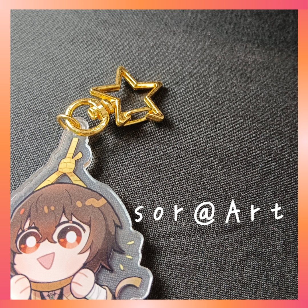 Bungou Stray Dogs Osamu Dazai Keychain, Hobbies & Toys, Collectibles ...