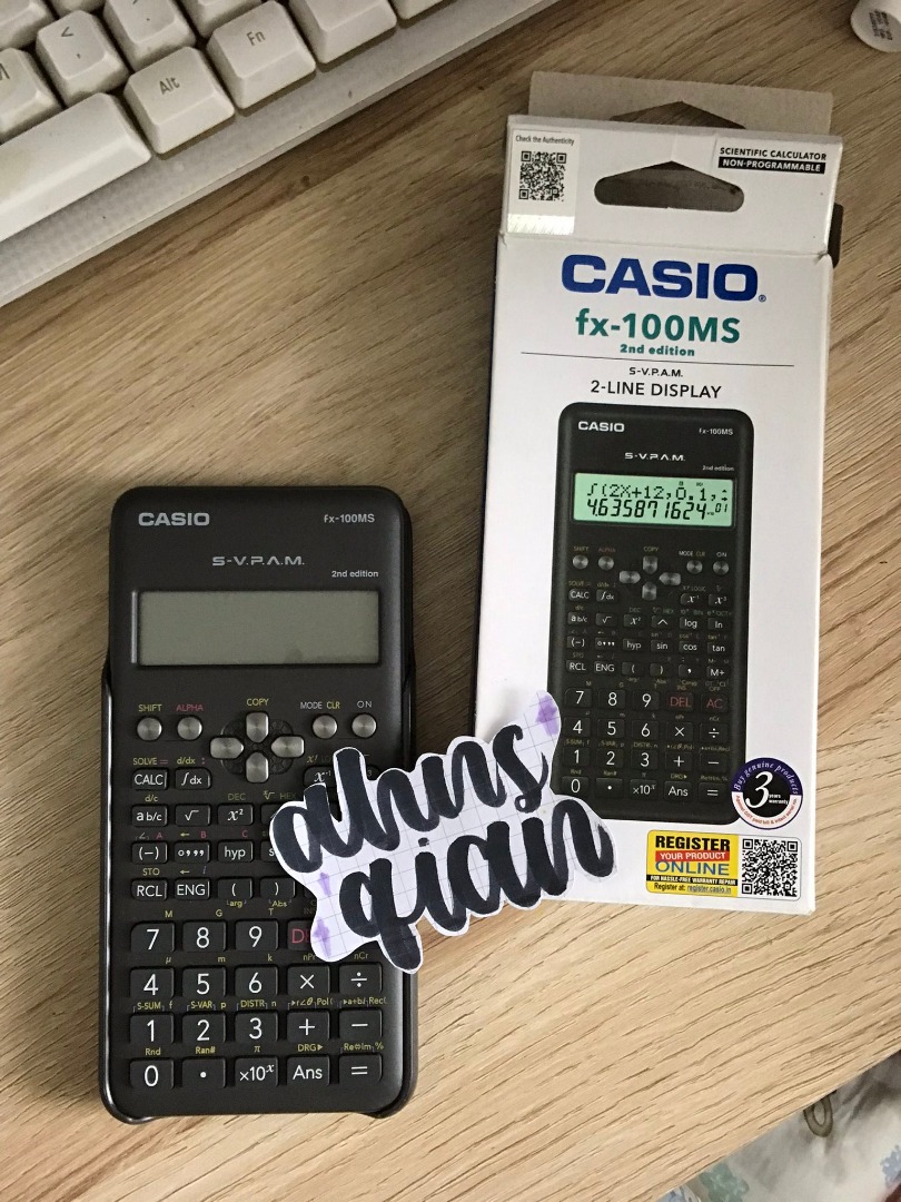 casio scientific calculator fx-100MS, Hobbies & Toys, Stationary ...