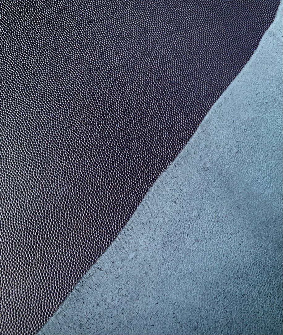 Caviar Dark Navy Blue Textured Cow Leather, Hobbies & Toys, Stationery ...