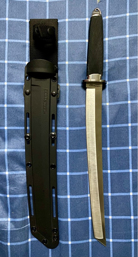 Cold Steel Magnum Tanto XII Fixed Blade Knife San Mai III Tanto Blade ...