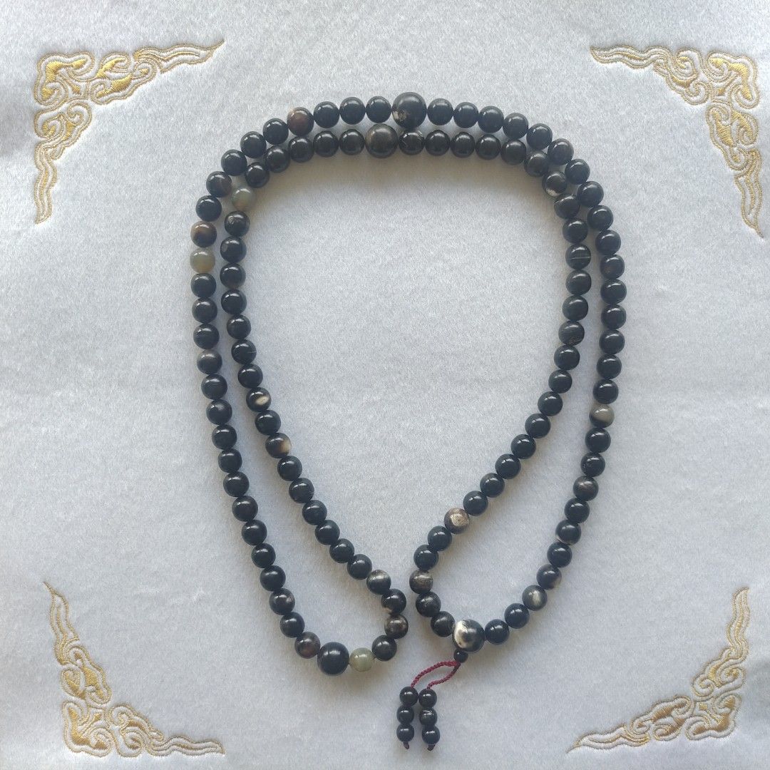 Cow Horn Mala - 12mm (108 Beads + 3 Dividers), Hobbies & Toys ...