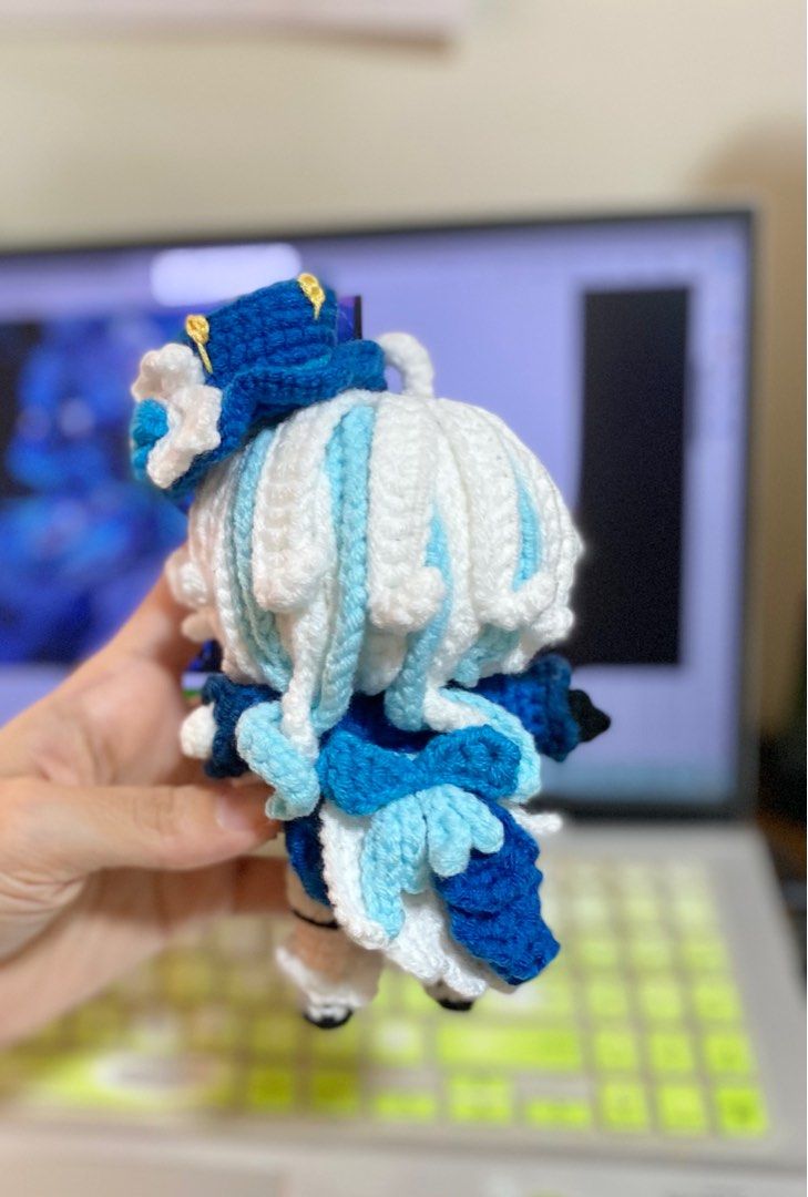 Crochet Furina Genshin Impact Doll, Hobbies & Toys, Stationery & Craft ...