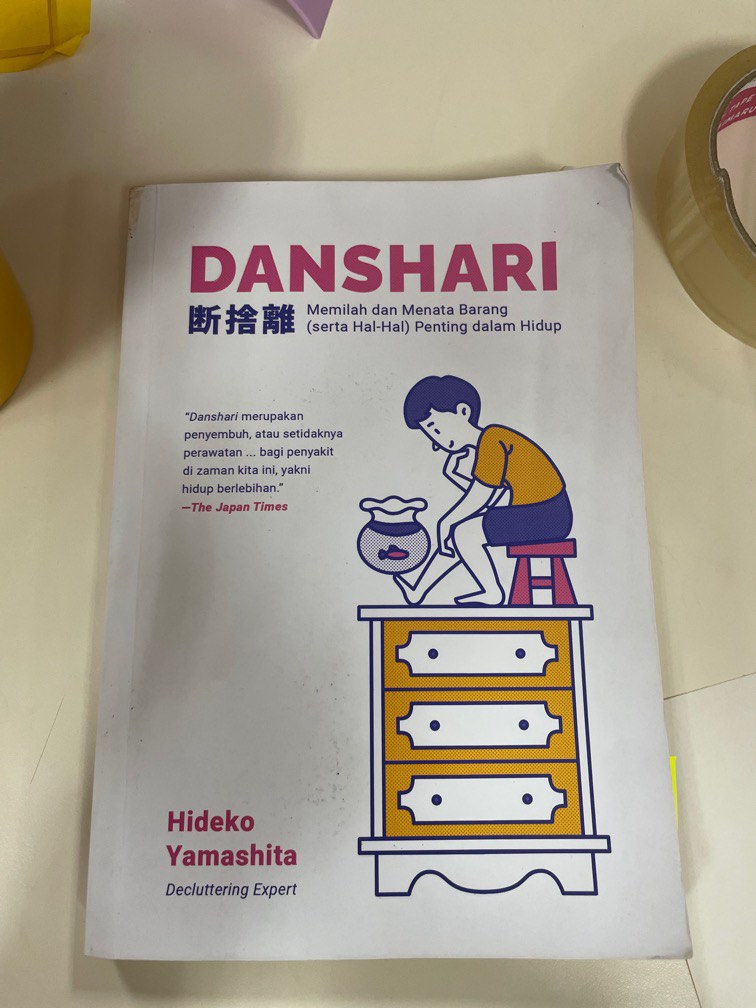 Danshari - memilah dan menata barang, Buku & Alat Tulis, Buku di Carousell