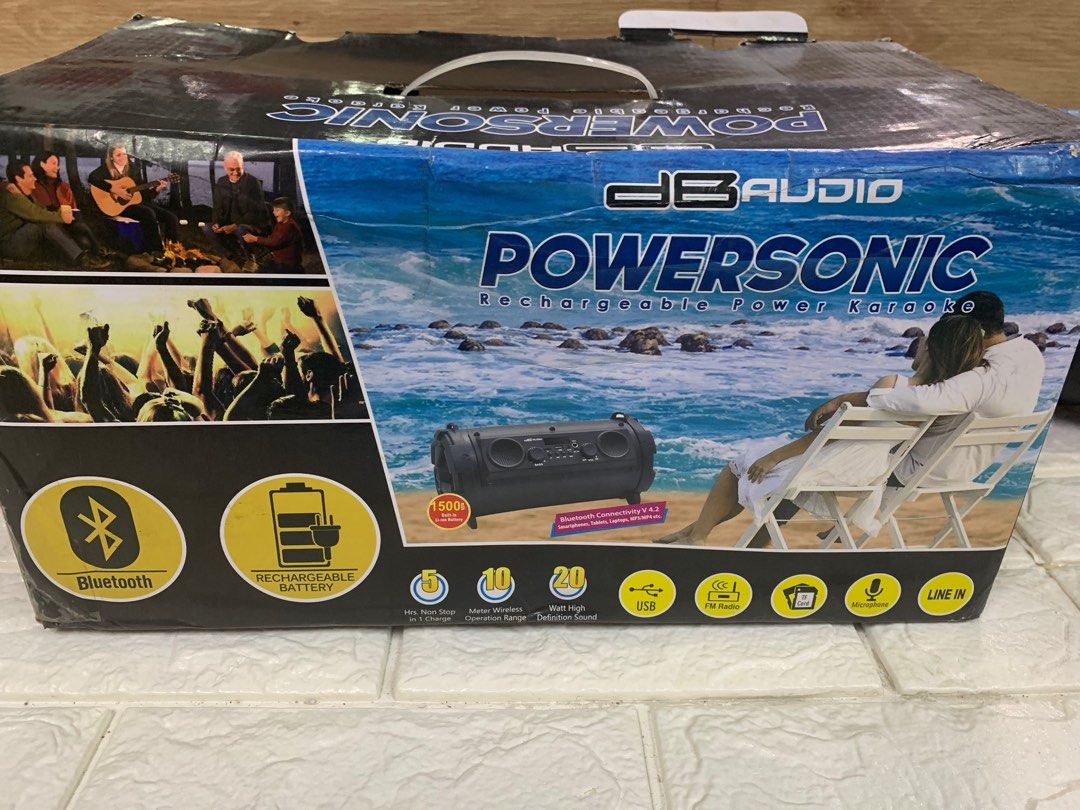 Dbaudio Powersonic Rechargeable Power Karaoke, Audio, Soundbars ...
