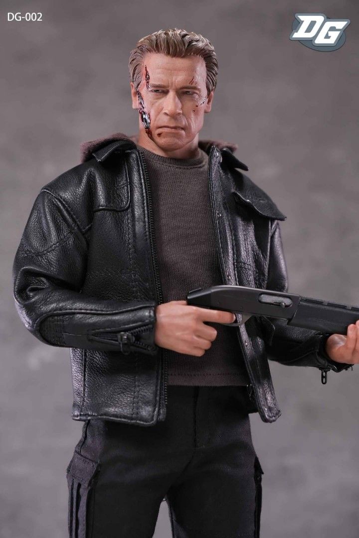 DeGaotoys DG-002 1/6 Scale Genuine Leather Costume Set T800 Terminator, Hobbies & Toys, Toys ...