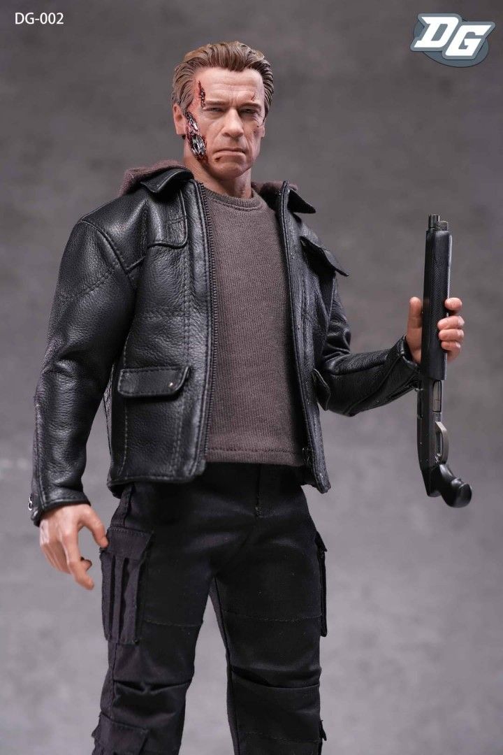 DeGaotoys DG-002 1/6 Scale Genuine Leather Costume Set T800 Terminator, Hobbies & Toys, Toys ...