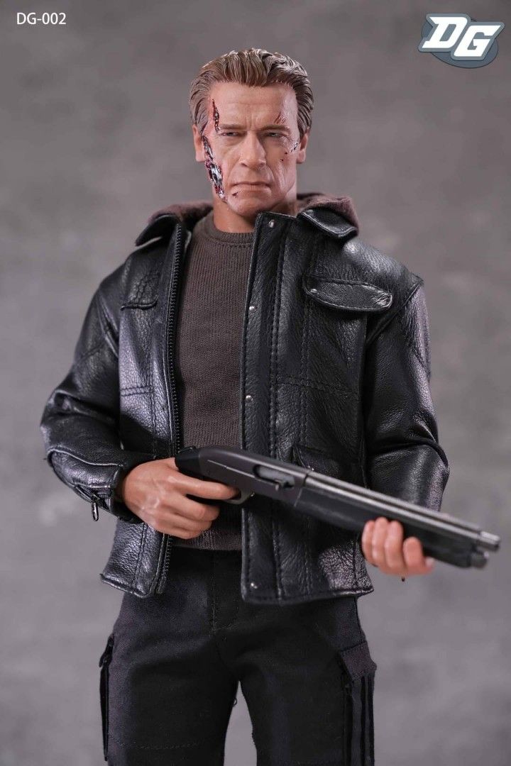 DeGaotoys DG-002 1/6 Scale Genuine Leather Costume Set T800 Terminator, Hobbies & Toys, Toys ...
