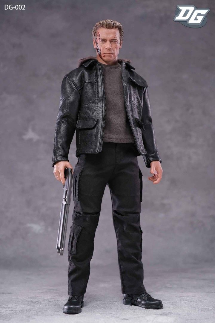 DeGaotoys DG-002 1/6 Scale Genuine Leather Costume Set T800 Terminator, Hobbies & Toys, Toys ...