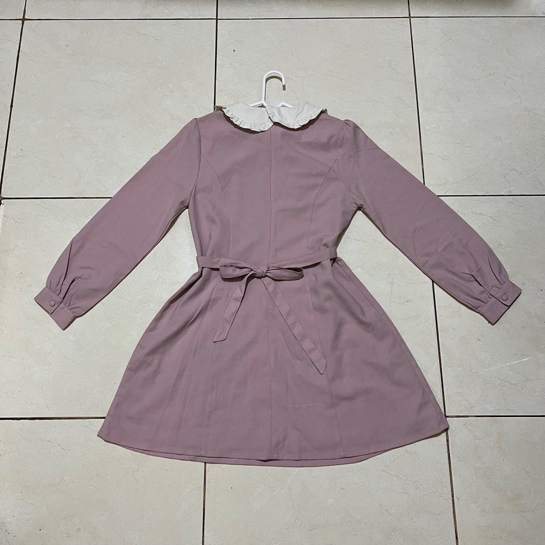 Dress Jirai Kei Ryousangata Ank Rouge Kawaii Cute, Fesyen Wanita ...
