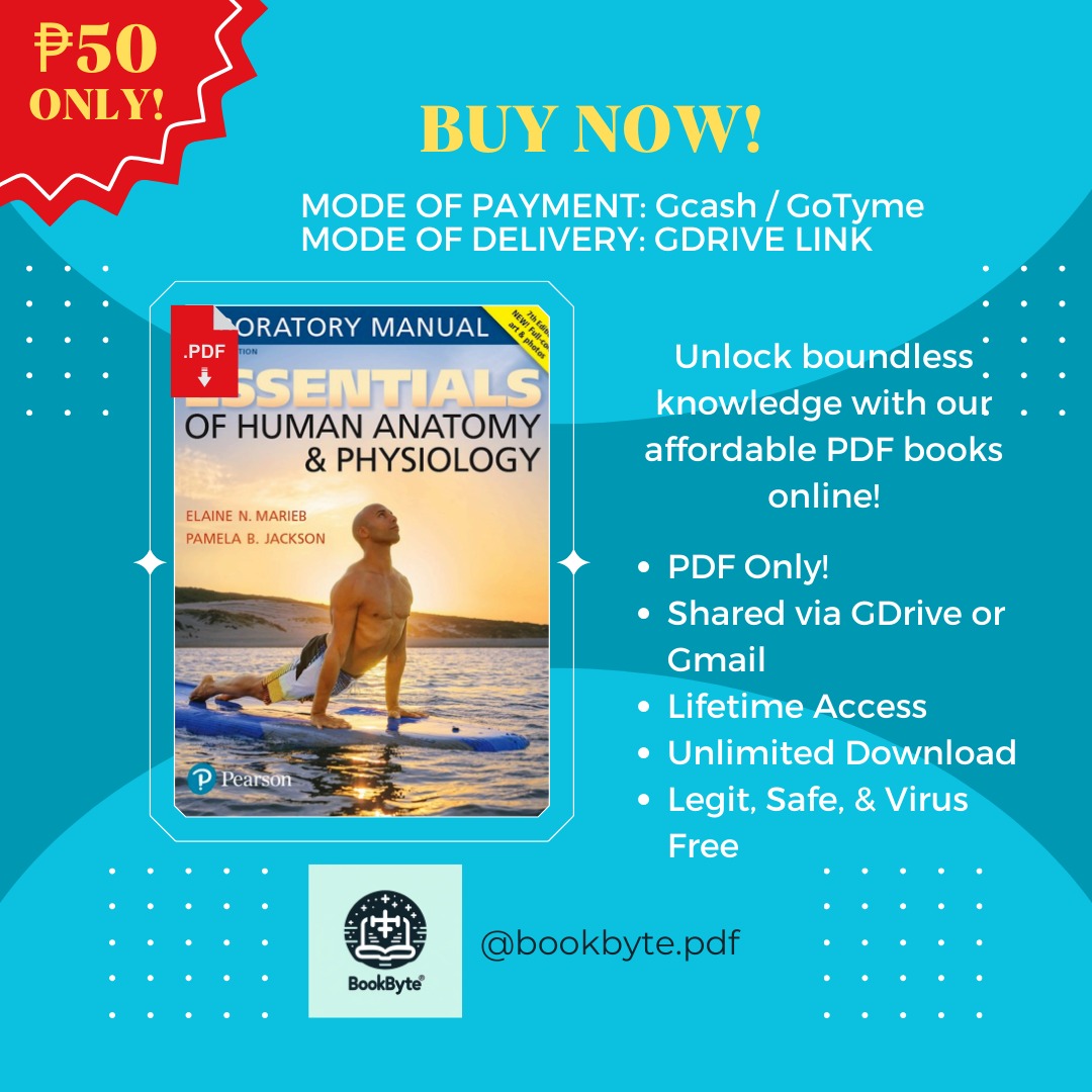 Essentials of Human Anatomy & Physiology Laboratory Manual 7th Edition ...