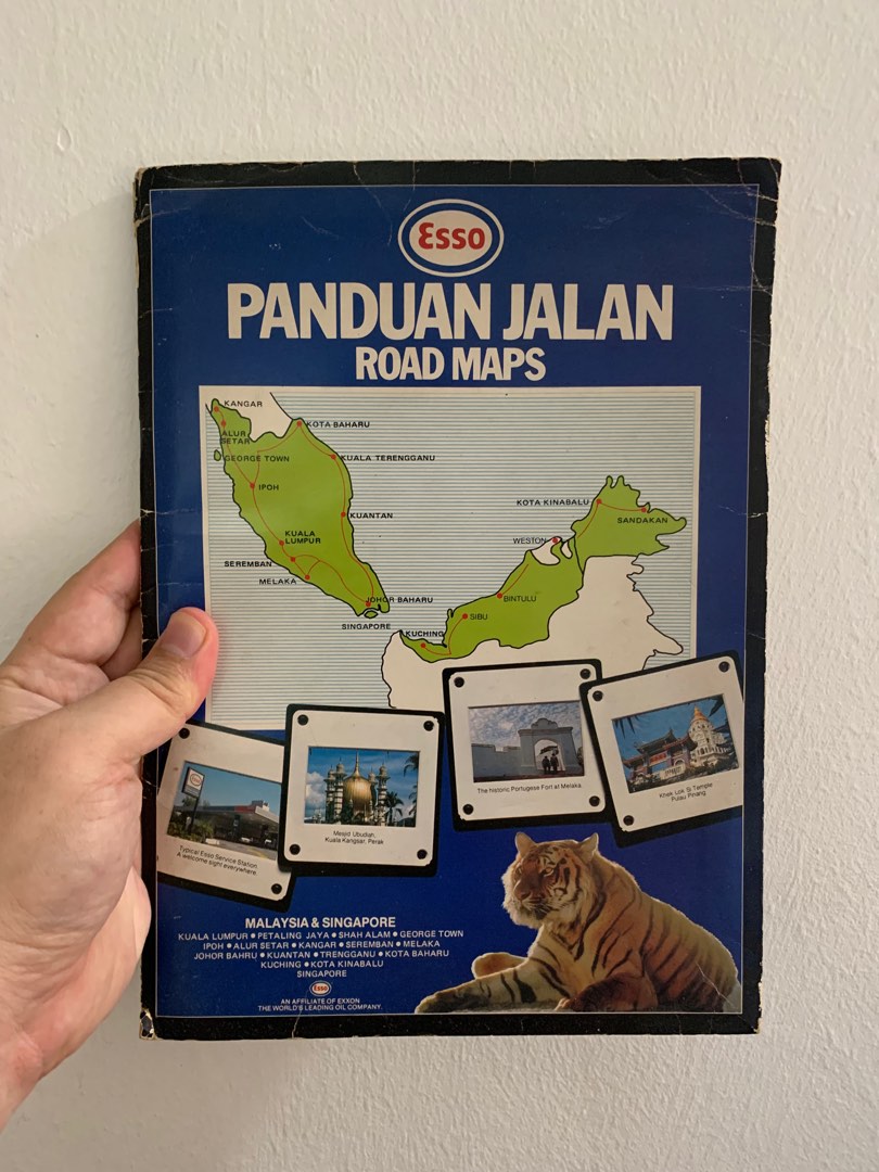 Esso Road Maps RM25, post add RM10, Hobbies & Toys, Books & Magazines ...