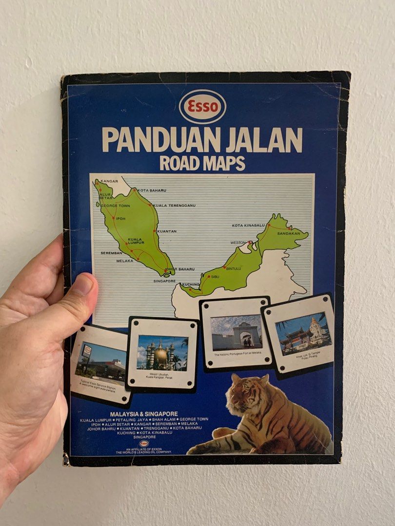 Esso Road Maps RM25, post add RM10, Hobbies & Toys, Books & Magazines ...