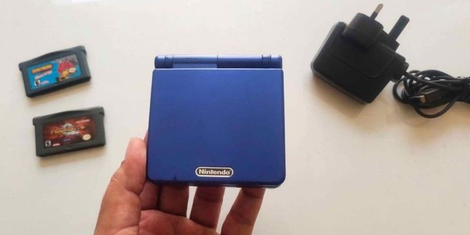 Gameboy Advance SP 001 blue, Video Gaming, Video Game Consoles ...
