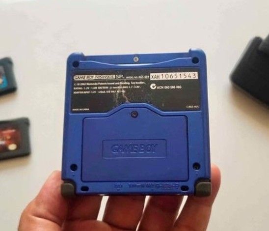 Gameboy Advance SP 001 blue, Video Gaming, Video Game Consoles ...